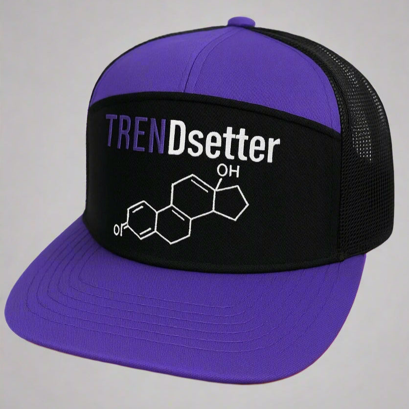 TRENDsetter | Purple Snapback Trucker Hat – Pro Muscle Labs